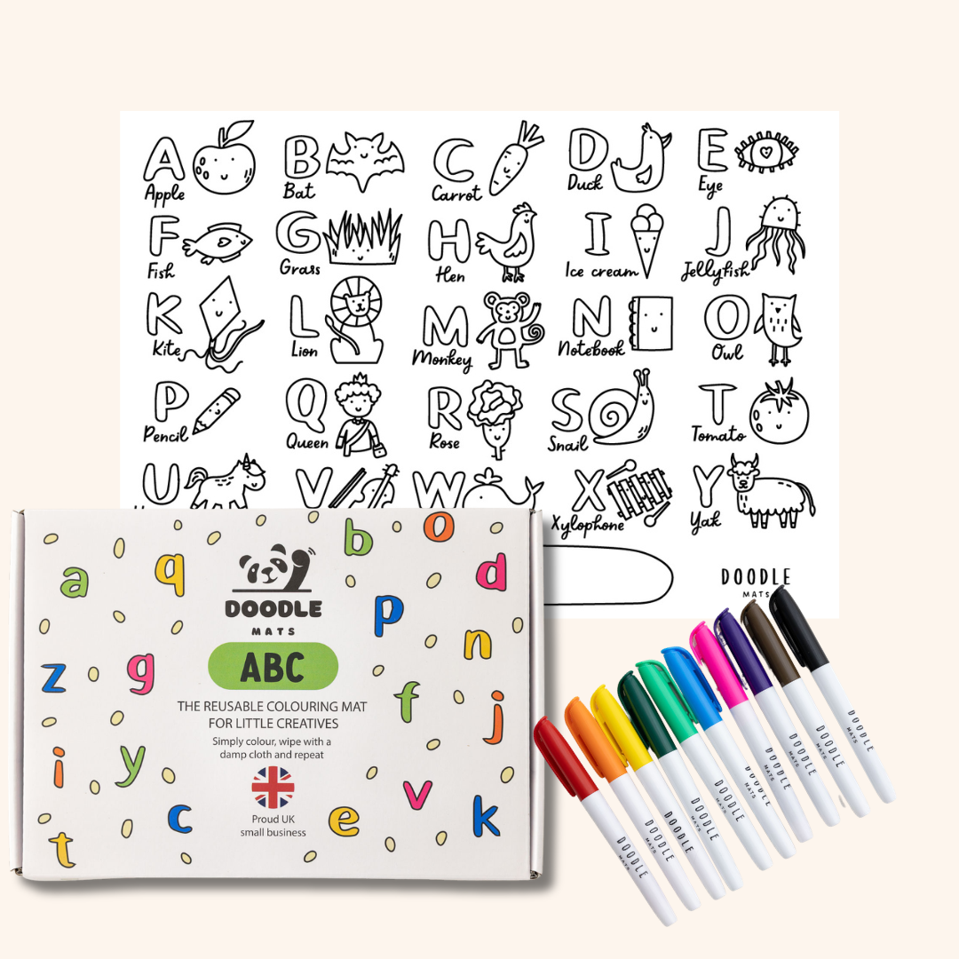 Mermaid Colouring Mat for Kids | Doodle Mats